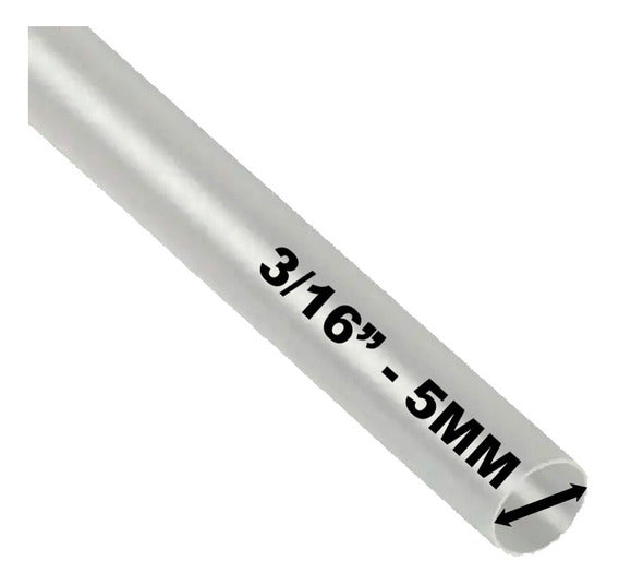 Thermofit 3/16 transparente (1 Metro) – Electrónica Pura